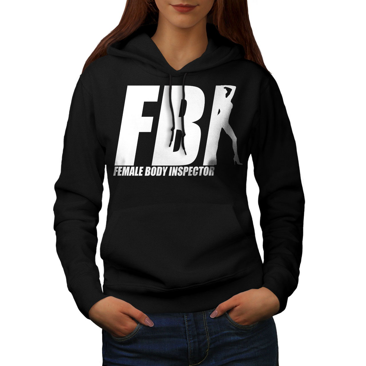 Wellcoda Offensive Joke Funny Womens Hoodie Police Casual Hooded